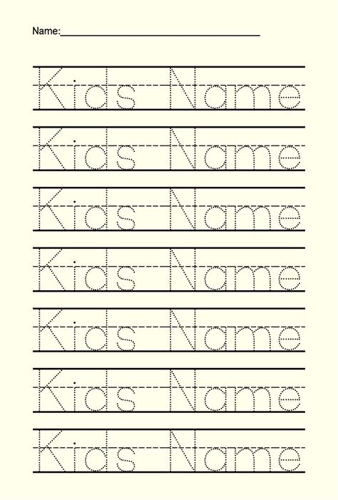 Free Create Printables Name Tracing