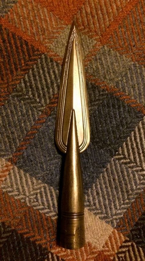 Bronze Spear Head From Ancient Warfare
