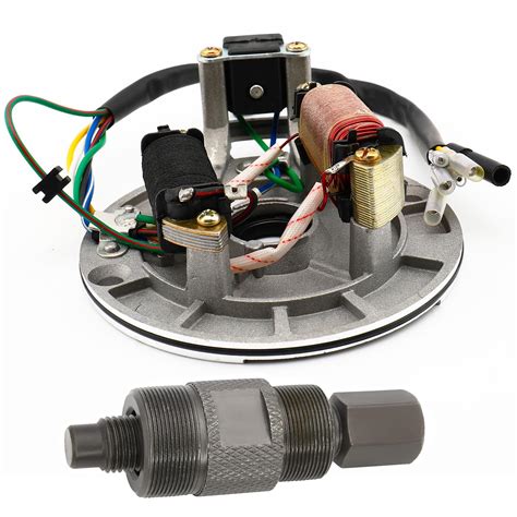 X Autohaux Aluminum Alloy 2 Coil Ignition Magneto Stator Plate For 50cc