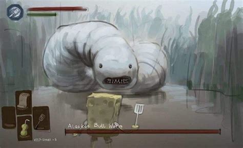 The Ałaskãn Būłł Wœrm The Devourer Of Bikini Bottom Sandy Vs Alaskan
