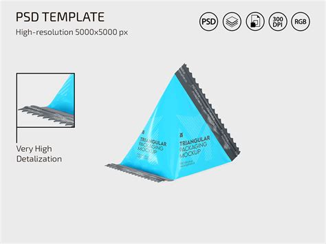 Free Triangular Packaging Mockup Behance
