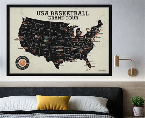 Nba Team Map Basketball Stadium Map Geojango Maps