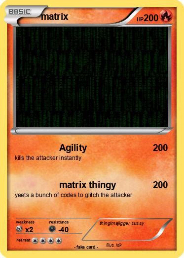 Pokémon Matrix 103 103 Agility My Pokemon Card