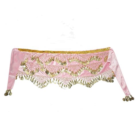 Esarfa Dama Roz Perlatauriu Pentru Dans Oriental Emagro