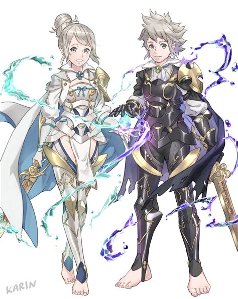 Female Corrin Male Corrin Female Kana And Male Kana Fire Emblem And