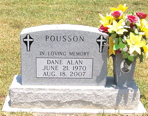 Dane Alan Pousson 1970 2007 Find A Grave Memorial