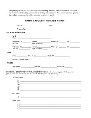 Printable Root Cause Analysis Report Template Forms Fillable Samples In PDF Word To
