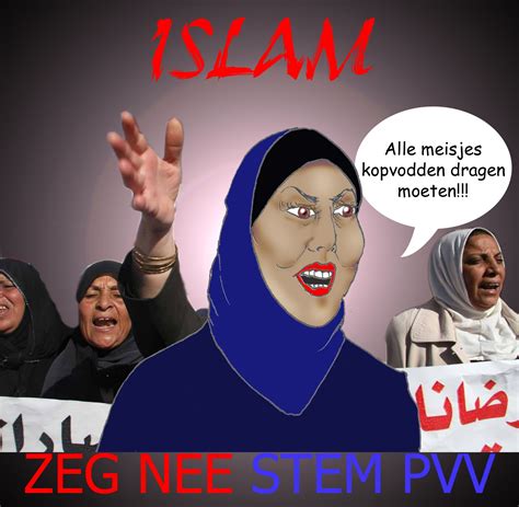 Geert Wilders Affiches Kopvoddengevaar Zeg Nee Stem Pvv