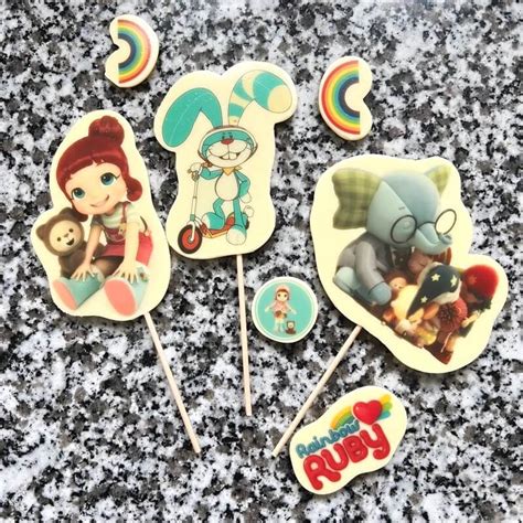 Čokozápich Sada Ruby Z Dúhy Jankina Zápichy Na Tortu