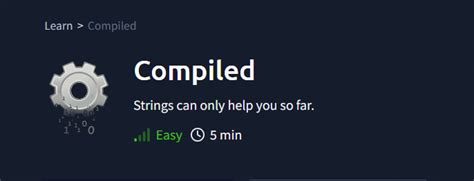 Tryhackme Compiled Walkthrough — Reverse Engineering Made Easy 🔍💻 By