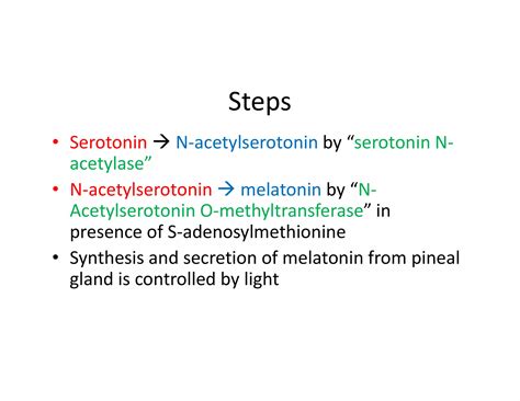 Synthesis Of Serotonin And Melatonin Pdf