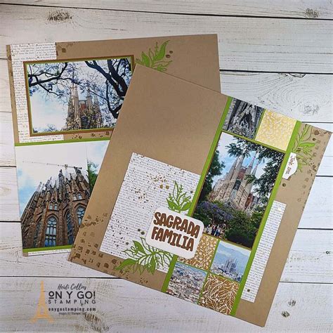 Easy Scrapbook Layout With Multiple Photos On Y Go Stamping