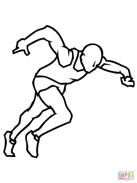 Para Colorear Atleta Imprimir Gratis Images And Photos Finder