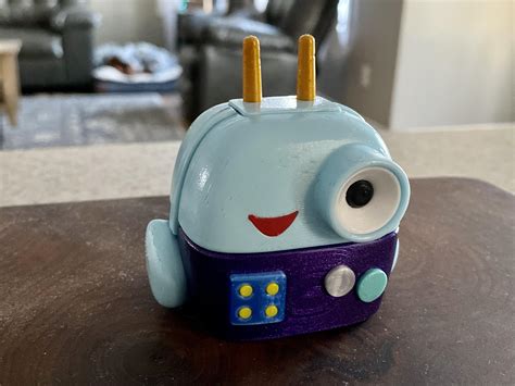 Sparky The Adorable Robot By Lj Prints Download Free Stl Model