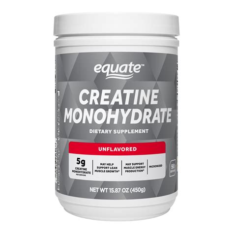 Equate Creatine Monohydrate Dietary Supplement Unflavored 5 G 15 87 Oz Walmart Business