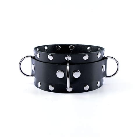 Male Bondage Gay Bdsm Gear Handmade Leather Male Sub Collars