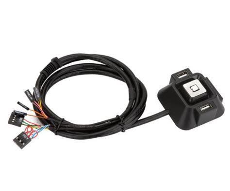 Double USB A Female With Computer Power Cable