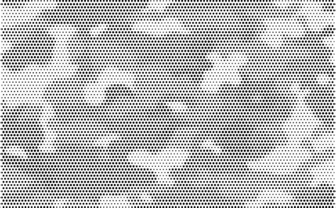 Premium Vector Hexagon Halftone Pattern