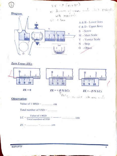 Vernier Caliper Experiment 12and3 Pdf Metrology Physical Quantities