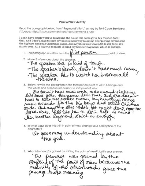 8th Grade Ela Assignment Tntp