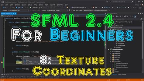 Sfml 24 For Beginners 8 Texture Coordinates Youtube