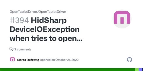 HidSharp DeviceIOException When Tries To Open Wacom ISD V On Windows Issue