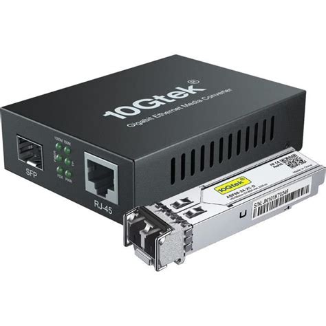 Convertisseur De Média Gigabit Ethernet Avec Un 1gb Multimode Lc Sfp