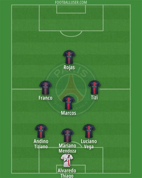 Psg Football Formations Builder Real Kits Hosted Images No Sign Up