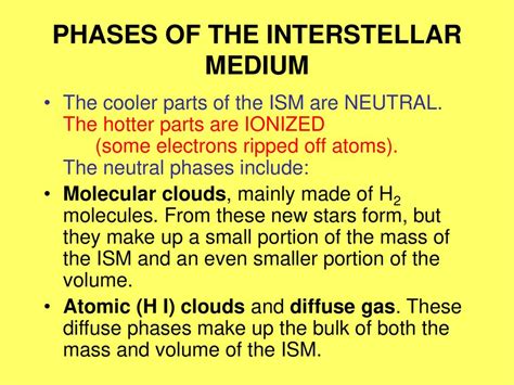 The Interstellar Medium Ppt Download