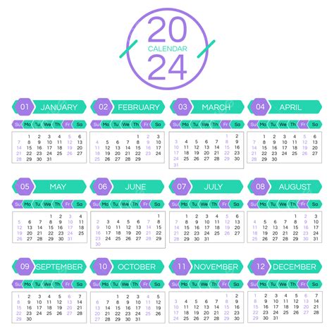 2024 Yearly Calendar 2024 Yearly Calendar 2024 Printable Yearly D7b