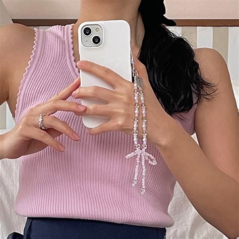 하이칙스 Ribbon Beads Phone Straphc2433ke001m 위시버킷