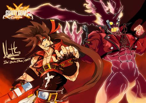 Artstation Sol Badguy And Dragon Install Illustration From Guilty