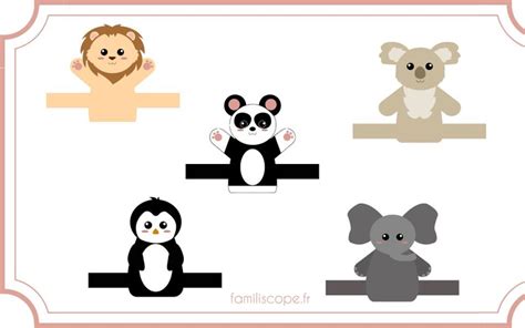 Marionnettes à Doigts à Imprimer Animaux Domestiques Et Familiers