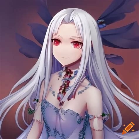 Anime Characters With White Hair And Red Eyes