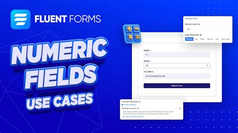 How To Use Numeric Field In Fluent Forms Real Life Use Cases Youtube
