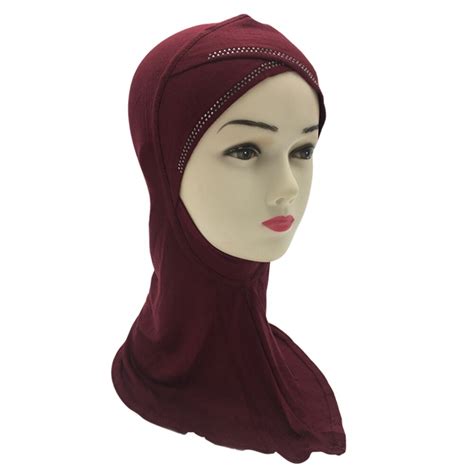 Kreuz Abdeckung Inneren Hijab Kappe Dame Headwear Vicedeal