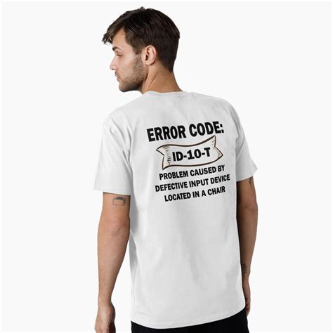Coders Programmer Motto Error Code Id 10 T Problem Caused By Defective Input Device