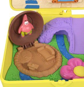 Mattel Polly Pocket Spongebob Kanciastoporty Zestaw Kompaktowy Jkc84
