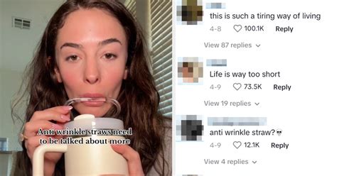 People Are Calling Out This Viral Anti Wrinkle Straw