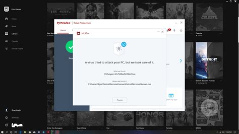 This Game Has A Virus Antivirus Keeps Deleting Exe File R DetroitBecomeHuman