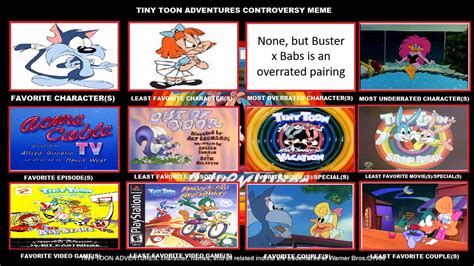 Tiny Toons Controversy Meme By Pokemontrainer6 On Deviantart