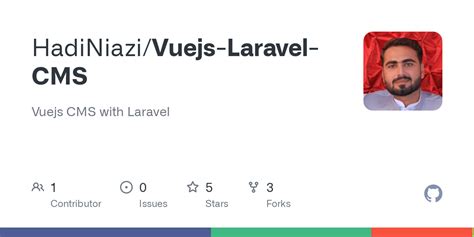 Github Hadiniazivuejs Laravel Cms Vuejs Cms With Laravel