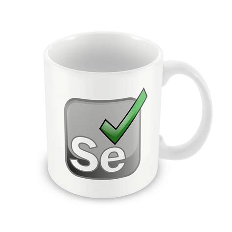 Caneca Selenium Caneca Do Dev Canecas E Produtos De Programação