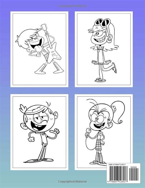 Loud House Characters Coloring Pages 2025
