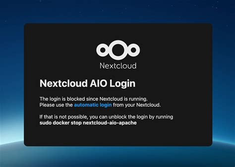 Cant Connect To Nextcloud Aio At All 📦 Appliances Docker Snappy Vm Ncp Aio Nextcloud