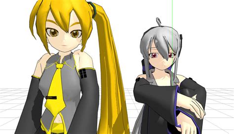 MMD Neru And Haku By MyDrawDrawing On DeviantArt