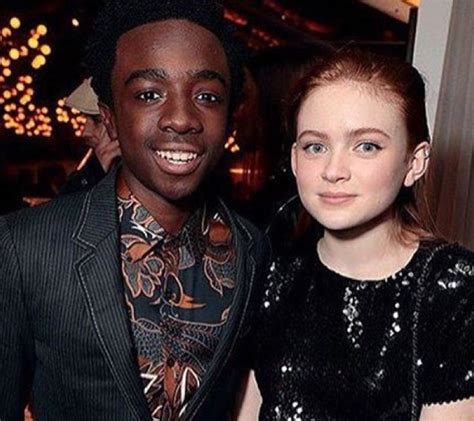 Caleb Mclaughlin And Sadie Sink Strange Things Are Happening Joe Keery