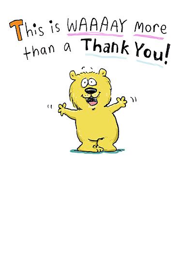 Funny Cartoons Thank You