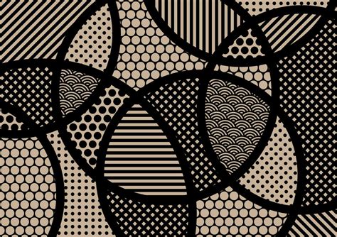 Zentangle Circle Modern Style Black Square Vortex Curve Waves Line Background 27161911 Vector