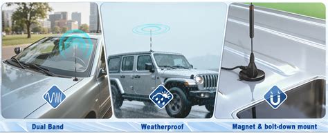 Eightwood Car Mobile Ham Radio Antenna Vhf Uhf Dual Band
